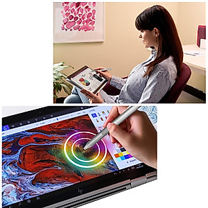 Digital Stylus Pen for Len-OVO Touchscreen, Active Stylus Pen for Len-OVO ThinkPad Yoga/Miix 720/510/520 IdeaPad Flex 5/6 with 2048 Levels of Pressuree Sensitivity for Len-OVO Touch Screen Laptop