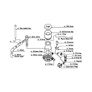 Reef Octopus Classic 110-INT Needle Wheel Protein Skimmer for Aquarium