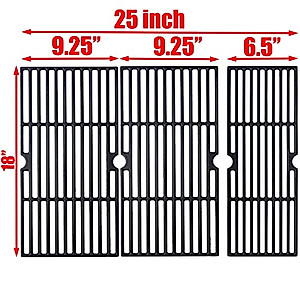 Charbrofire 463347518 463347519 Grill Replacement Parts for Charbroil Grill Grates Heat Plates 5 Burner 4633730139 463373319 463335517 463342119 G470-5200-W1 G470-0004-W1A G321-4C00-W1