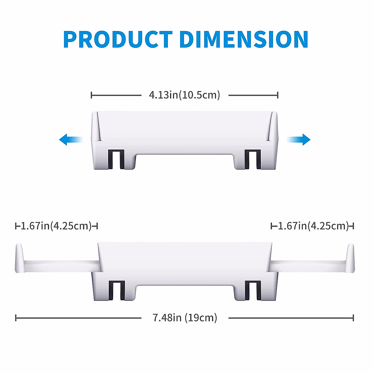 Grehge set holder, PS5 headset stand, PS5 Headphone Hook, Retractable Gaming Headsets Hanger for Sony Playstation 5, No screws, No tape, White