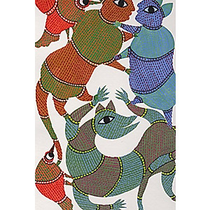 Tiger - Gond Tribal Original Art