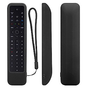 Protective Silicone Remote Case for Bose Soundbar 500 700 Remote Control, Shockproof, Washable and Skin-Friendly Cover, Non-Slip and Durable (Black)