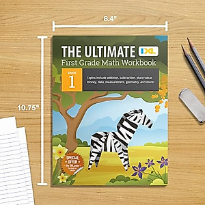 IXL The Ultimate 1st Grade Math Workbook, First Grade Math Workbook Covering Addition, Subtraction, Place Value, Geometry, and More 1st Grade Math, Math Workbook Grade 1 (IXL Ultimate Workbooks)