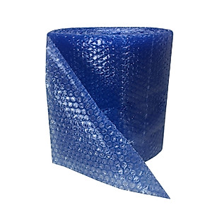 Uboxes 30-Feet Roll Blue Bubble Small 3/16" Wrap x 12" Wide (BUBBSMA30BLU)