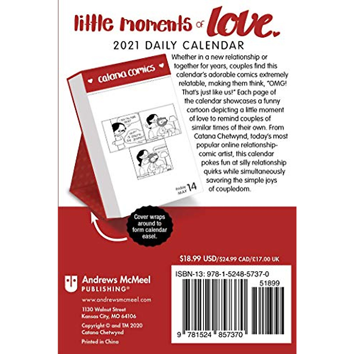 Catana Comics Little Moments of Love 2021 Deluxe Day-to-Day Calendar