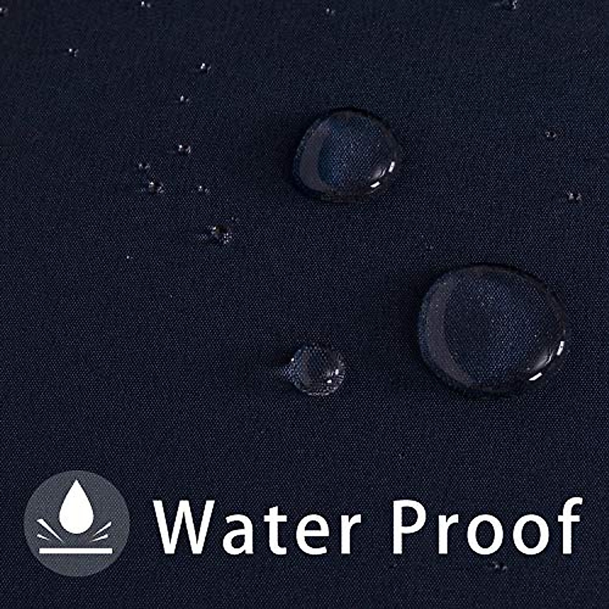 LUSHVIDA Rectangle Outdoor Tablecloth with Umbrella Hole and Zipper, 60x84 Inch Navy, Washable Waterproof Table Cloth Spill Proof Wrinkle Free Table Cover for Patio Spring Summer Picnic BBQS