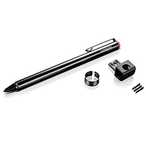 Lenovo Active Capacity Pens for Touchscreen Laptop for Lenovo Yoga 900S-12ISK, Miix 700-12ISK, Miix 510-12IKB, Miix 510-12ISK, Miix 720-12IKB,GX80K32882 - Black