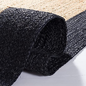 Safavieh Tiffany Collection 8' x 10' Blue/Silver TFN622E Hand-Knotted Wool & Viscose Living Room Dining Bedroom Area Rug