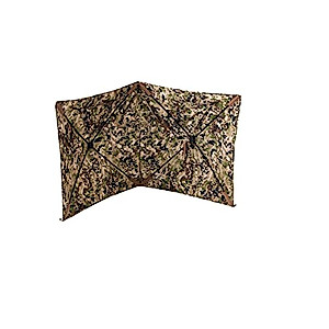 Rig'Em Right HydeOut Go Blind, Compact Two-Hub Turkey and Deer Hunting Blind, Camo Concealment and High Wind Stability, Gore Optifade Subalpine (075-S)