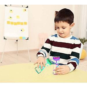 CAILINK Liquid Motion Bubbler Timer 2Pack Sensory Toy for Relaxation,Liquid Motion Timer Toy Floating Color Lava Timer-Relaxing Liquid Bubbler Timer Calming Toy