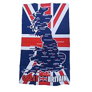 Great Britain Union Jack Tea Towel by Great Britain Tea Towel