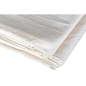 Cotton Muslin Fabric Unbleached - Soft and Lightweight Muslin Fabric by Yard - 100% Cotton Fabric for Pillow Cases, Drapes, Backdrops, Embroidery, and Bags - 60" Wide (Natural - 2 Yards)