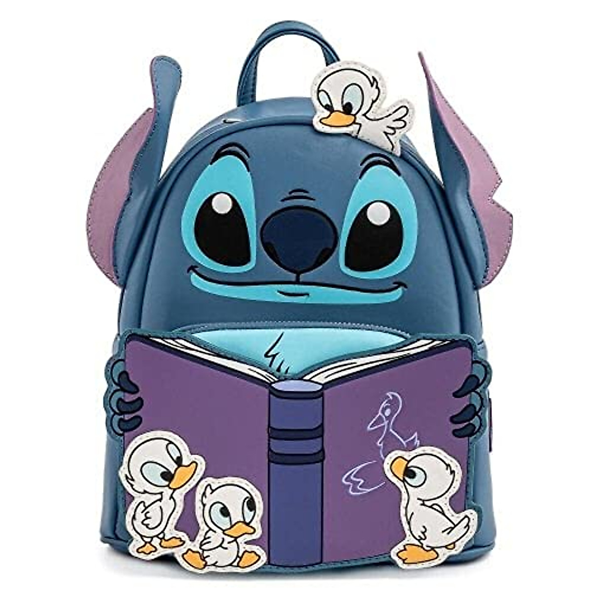 Loungefly Disney Lilo and Stitch Story Time Duckies Womens Double Strap Shoulder Bag Purse