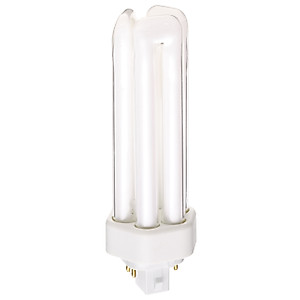 Satco S8351 3500K 32-Watt GX24q-3 Base T4 Triple 4-Pin Tube for Electronic and Dimming Ballasts, Neutral White