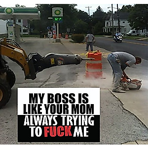 America First Funny Adult Hard Hat Stickers. 10 Pack with Skull and Slogans for Laugh at Work. Hilarious Decals for Helmet, Construction, Mechanic, Union, Welder, Tool Box, Union, Military, Veterans. Made in USA!