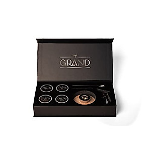 7Grand Cocktail Smoker Kit with Torch and Wood Chips (Butane Not Included) – Smoker for Old Fashioned Cocktails with Cocktail Smoker Top – Whiskey Smoker