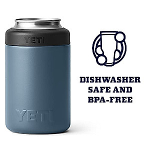 YETI Rambler 12 oz. Colster Can Insulator for Standard Size Cans, Nordic Blue