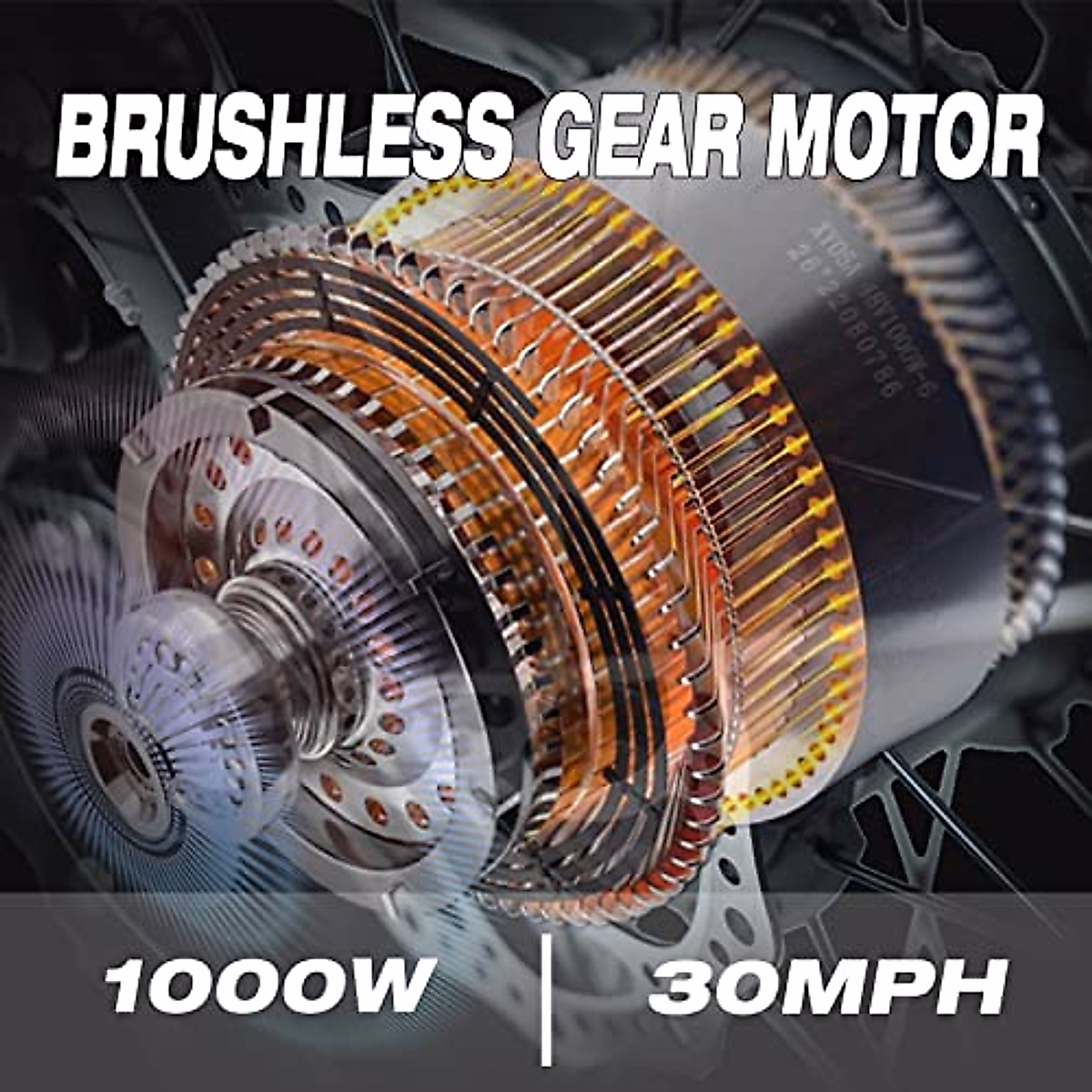 SENADA Electric Bike for Adults, 26" x 4.0 Fat Tire Electric Bikes, 1000W 48V 21Ah Ebike, 30MPH Snow Beach Electric Bicycle with Removable Battery, 7 Speed