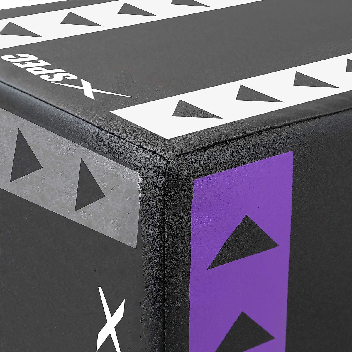 Xspec 3 in 1 Foam Plyometric Jump Box for Fitness Exercise, 30" x 24" x 20", Jump Training Fitness Workout Exercise Platform