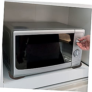 OSALADI 24pcs Washing Machine Floor Mat Furniture Risers Washer Foot Pads Bed Risers Home Furniture Anti-Slip Pad for Washer Household Shocks Pad Anti-Slip Cushion Black Appendix Non-Slip