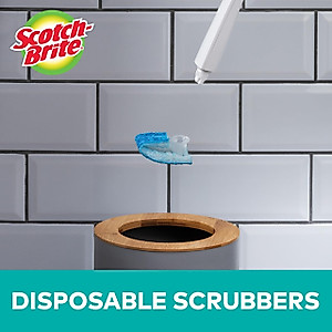 Scotch-Brite Disposable Toilet Scrubber Refills, Removes Rust & Hard Water Stains, 10 Disposable Refills