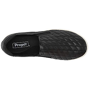 Propét Women's Karly Sneaker,Black,10 Wide