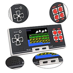 Old Arcade New 8 Bit Classic Retro Pocket Handheld Game Player Portable Game Console Pocket Console with 200 Games, Mobile Game Play, Nostalgic Game Play, Retro Game Play