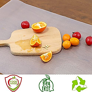 Shelf Liners for Kitchen Cabinets 10 Inch Wide X 20 Ft Non Adhesive Cabinet Drawer Liners Non Slip Clear Waterproof Shelves Liners for Refrigerator Closet Cupboard Pantry Mat Kitchen Bathroom