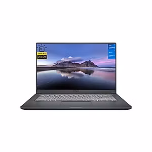 2022 Newest MSI Mordern 15-Laptop, 15.6" Full HD-Display, Intel Core i7-1165G7, 16GB-RAM, 1TB PCIe SSD, Backlit KB, Wi-Fi 6, Webcam, Thunderbolt 4, LAN-Cable-Adapter, Win10 Home, Carbon Grey