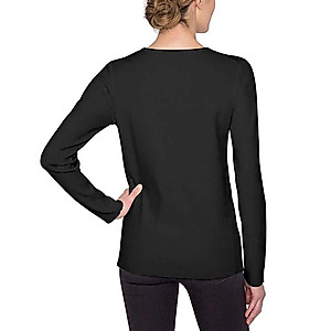Kirkland Signature Ladies’ Crewneck Sweater (Black, X-Large)