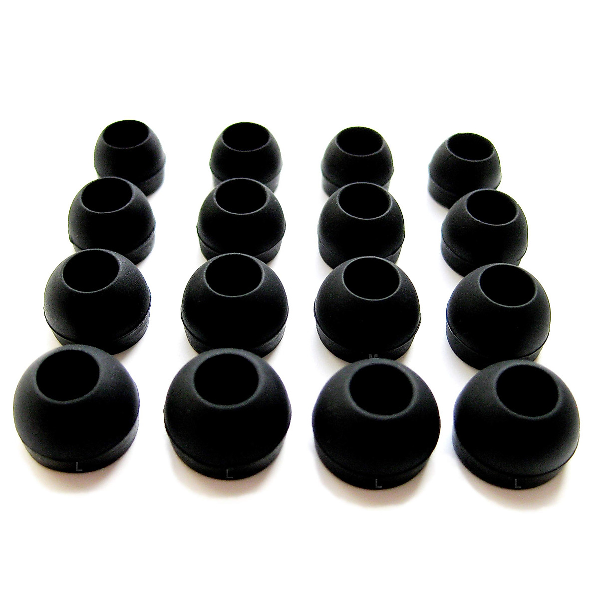 NICKSTON 16pcs (B-4sz) Replacement Earbuds Eartips Adapters Compatible with Treblab XR100 Sport Earphones Headphones