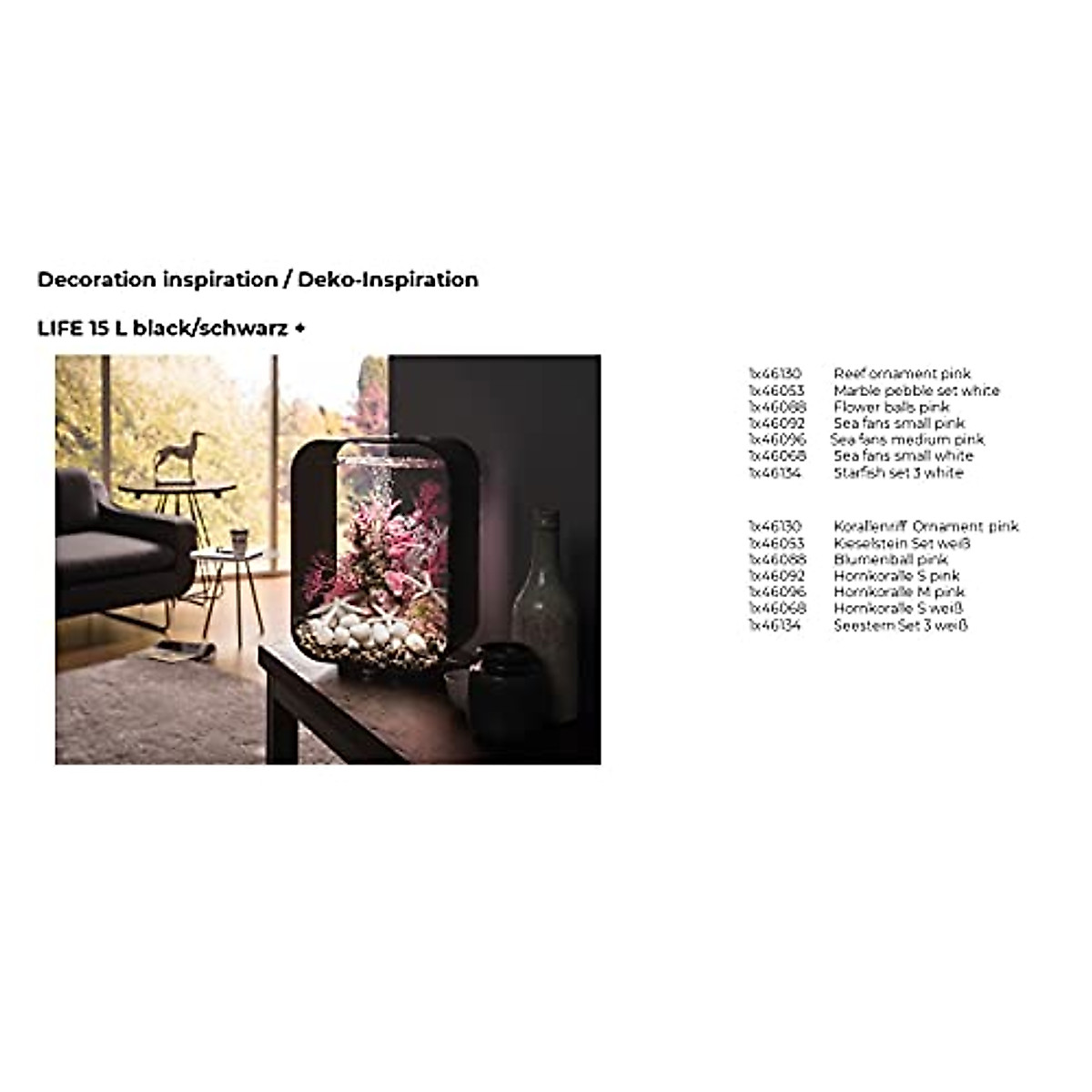 biOrb 46092.0 Sea Fan Small Pink Aquariums