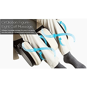 Human Touch WholeBody 7.1 Living Room Recliner Massage Chair - Full Body Professional Grade Personal Massage - Relaxation w Heat for Targeted Stress + Muscle Pain Relief with Foot Calf - Espresso