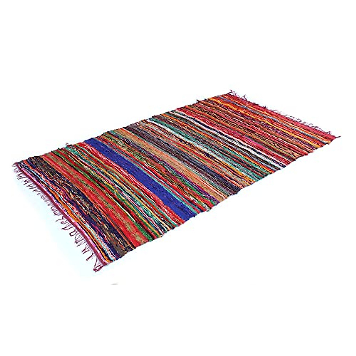 Braided Chindi Rug, Rag Rug, Area Rug, Carpet Rug, Runner Rug 3x5 Foot, 4x6 Foot, 5x7 Foot, Living Room Rug (3x5 Foot)