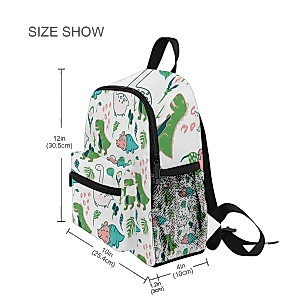 Cute Kids Back Pack Cute Dino Todder Backpack Lightweight Preschool Kindergarten Book Bag Practical and Durable Daycare Bag for Travel,Toys