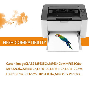 VIVIDRAW Compatible Toner Cartridge Replacement for Canon 045 CRG-045 CRG-045 -for LBP612CDW MF632Cdw MF634Cdw MF633Cdw MF635Cx LBP611Cn MF613Cdw Printer (Black, Cyan, Magenta, Yellow, 4-Pack)