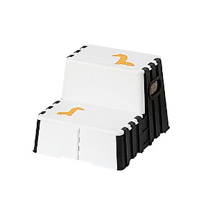 2-Step Folding Step Stool Collapsible Step Stool Ladder Child Kitchen Counter Stool Helper Toilet Potty Training Stool