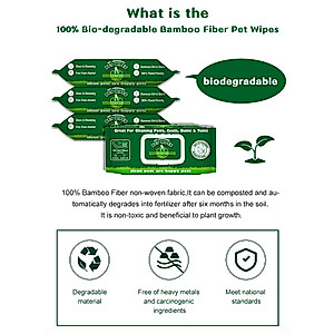 My Turf Unscented Dog Wipes – 100 pcs Pet Wipes for Paw Face Ears and Butt – Cat & Dog Wipes Cleaning – Kitten and Puppy Grooming Bath Wipes 6x8 Inch