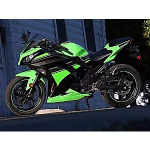 Green with Black Complete Fairing kit Bodywork Injection Molding Body Kits for K.awasaki Ninja 300 EX300R EX 300R EX-300R EX300A EX300B SE 2013 2014 2015 2016 2017 2018 Sportbike Accessories