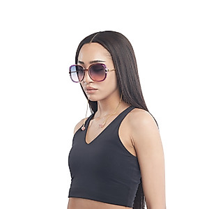 Loom&Pearl Armless Chain Temple Sunglasses Pull Me Close Shades + Gold Chains And Hold Me Down Charms Shades with Non-Slip Holds on Ears