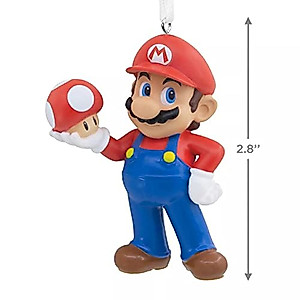 Hallmark Nintendo Super Mario Christmas Ornament (Mario with Mushroom)