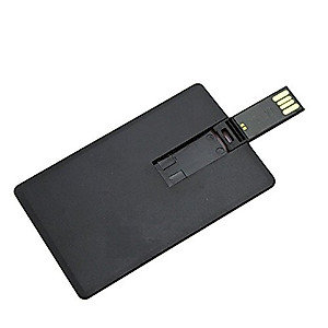 Aneew 16GB 2.0 Black Bank Credit Card USB Flash Drive Memory Stick Storage Gift