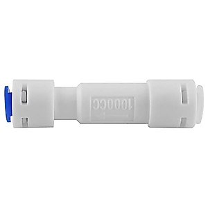 DGZZI 2PCS 1/4" 1000CC Flow Restrictor with Quick Connect for RO Reverse Osmosis