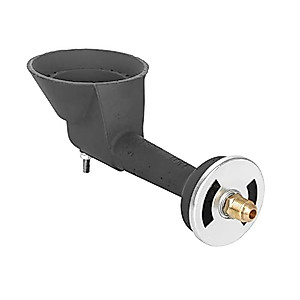 Concord Cast Iron High Pressure Retro Burner Head with Brass Orifice and Bottom Mounting Screw (Burner Head with Regulator Hose)