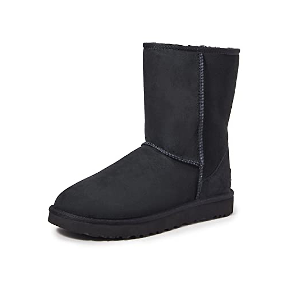 UGG Women's Classic Short II Boot, Black, 7