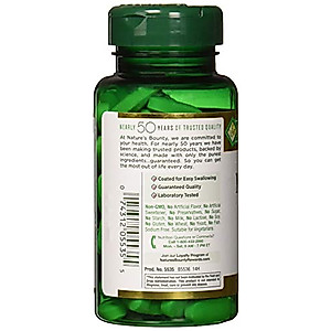 Nature's Bounty Magnesium 500 mg Tablets 100 ea (Pack of 2)