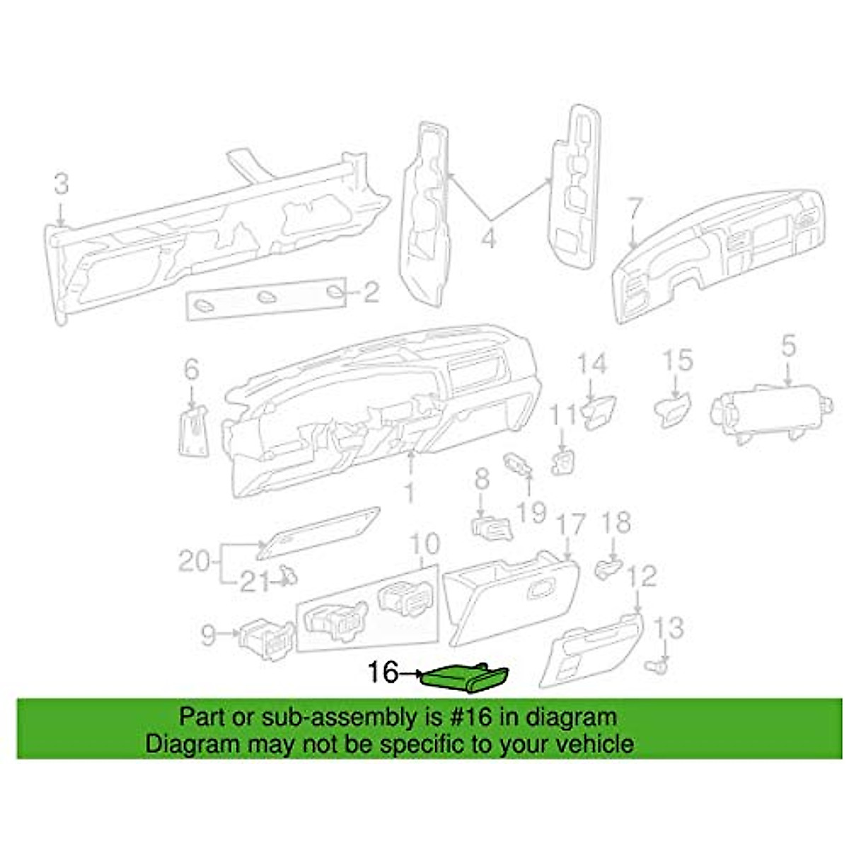 Kerman 8C3Z-2513562-AD in-Dash Cup Holder for 2008-2010 Ford F250 F350 F450 F550 by Kallia
