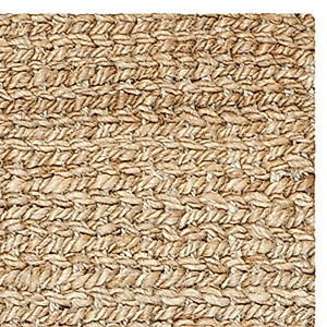SAFAVIEH Natural Fiber Collection 2'3" x 7' Natural NF732A Handmade Farmhouse Premium Jute Runner Rug