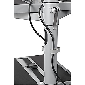 Balt 27614 Beta Sit Stand Mobile Workstation Cart, 67" H x 32" W x 33" D