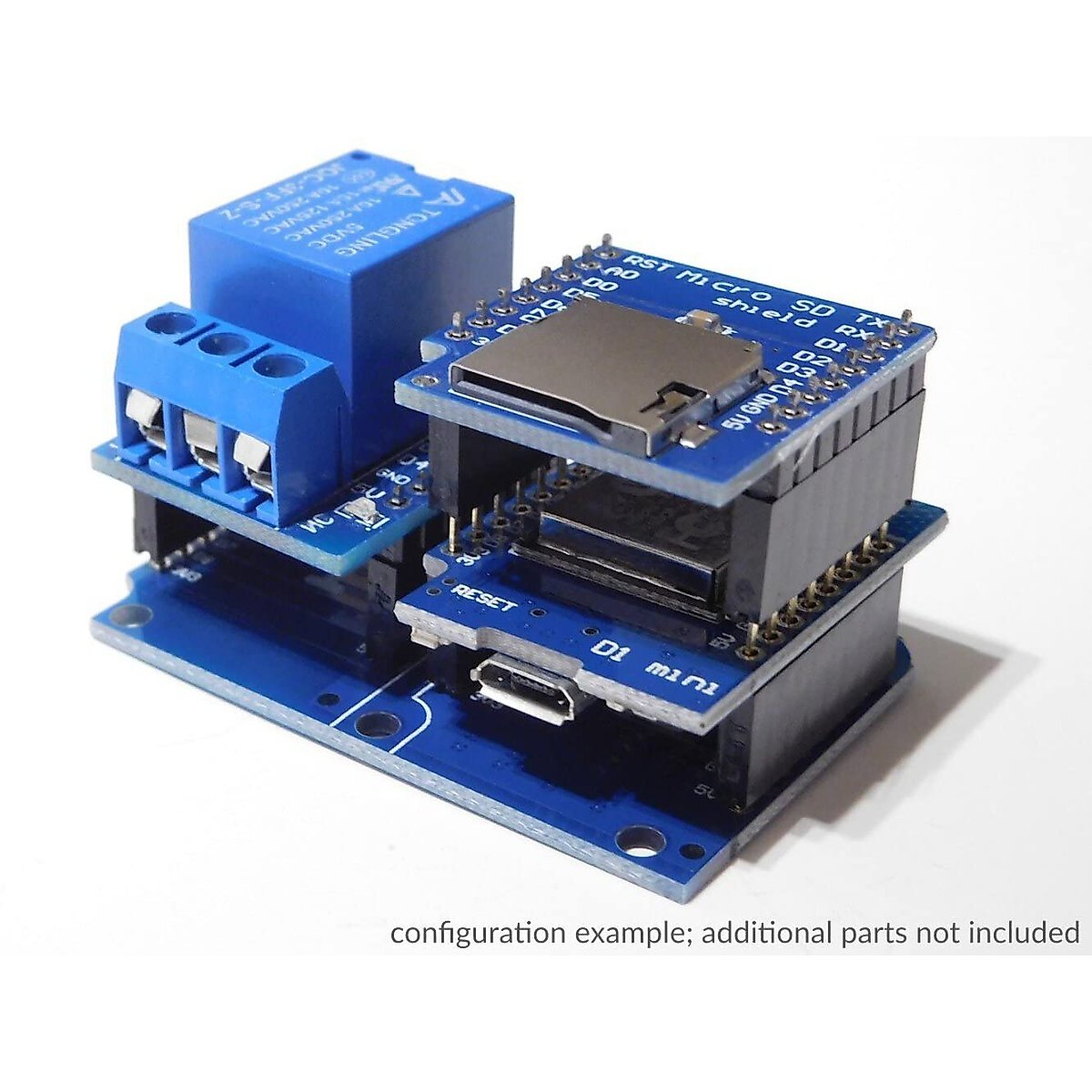 CANADUINO® 3 x WEMOS D1 Mini Compatible ESP8266 Dual Base